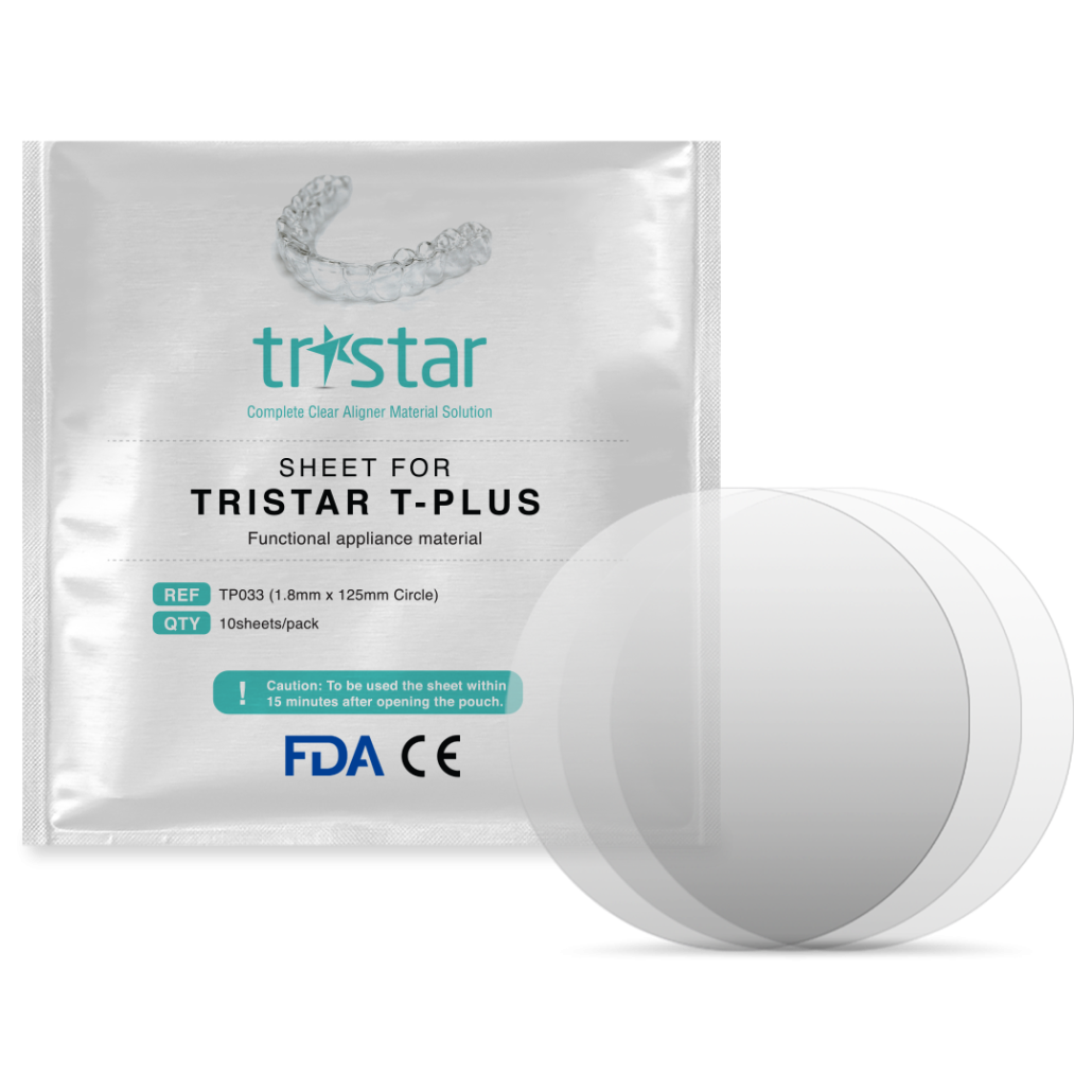 Tristar T-Plus (2sheets/pack) - TRISTAR - Clear Aligner Material